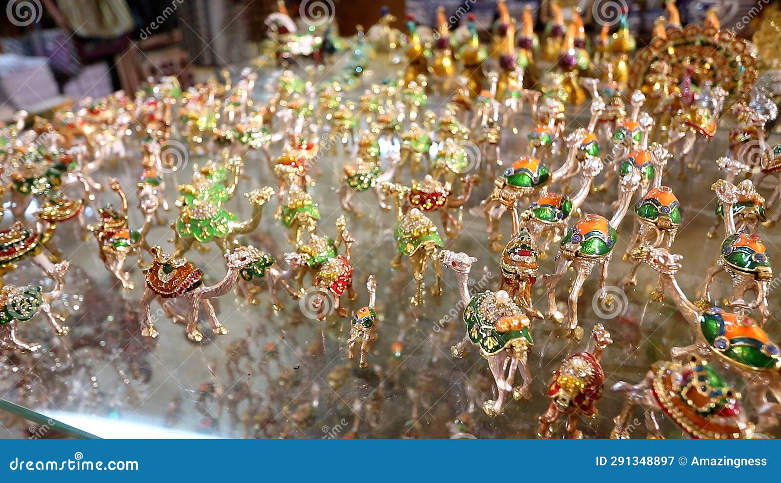 Traditional Jordanian Souvenirs in Madaba, Jordan. Stock Image - Image ...