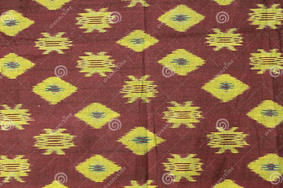 Traditional Kain Endek from Bali Stock Photo - Image of cloth, pattern ...