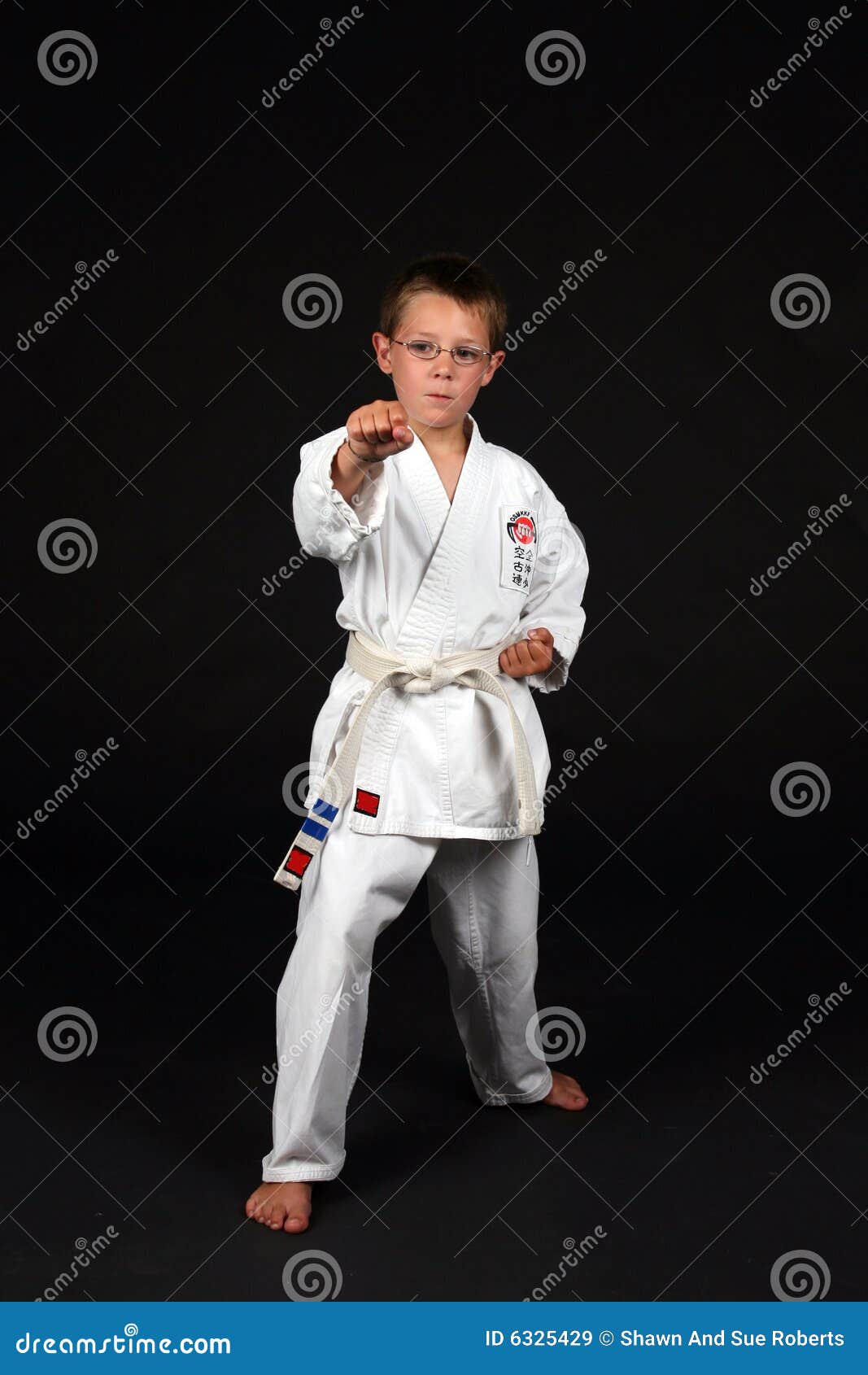Traditional Karate Right Stance Stock Image - Image of child, practice ...