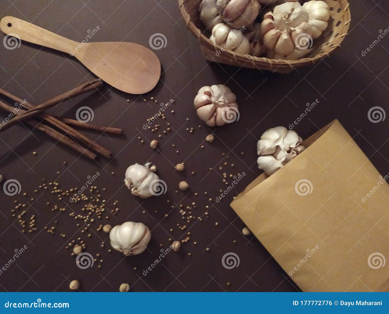 The Traditional Kitchen Ingredients Stock Photo - Image of kitchen ...