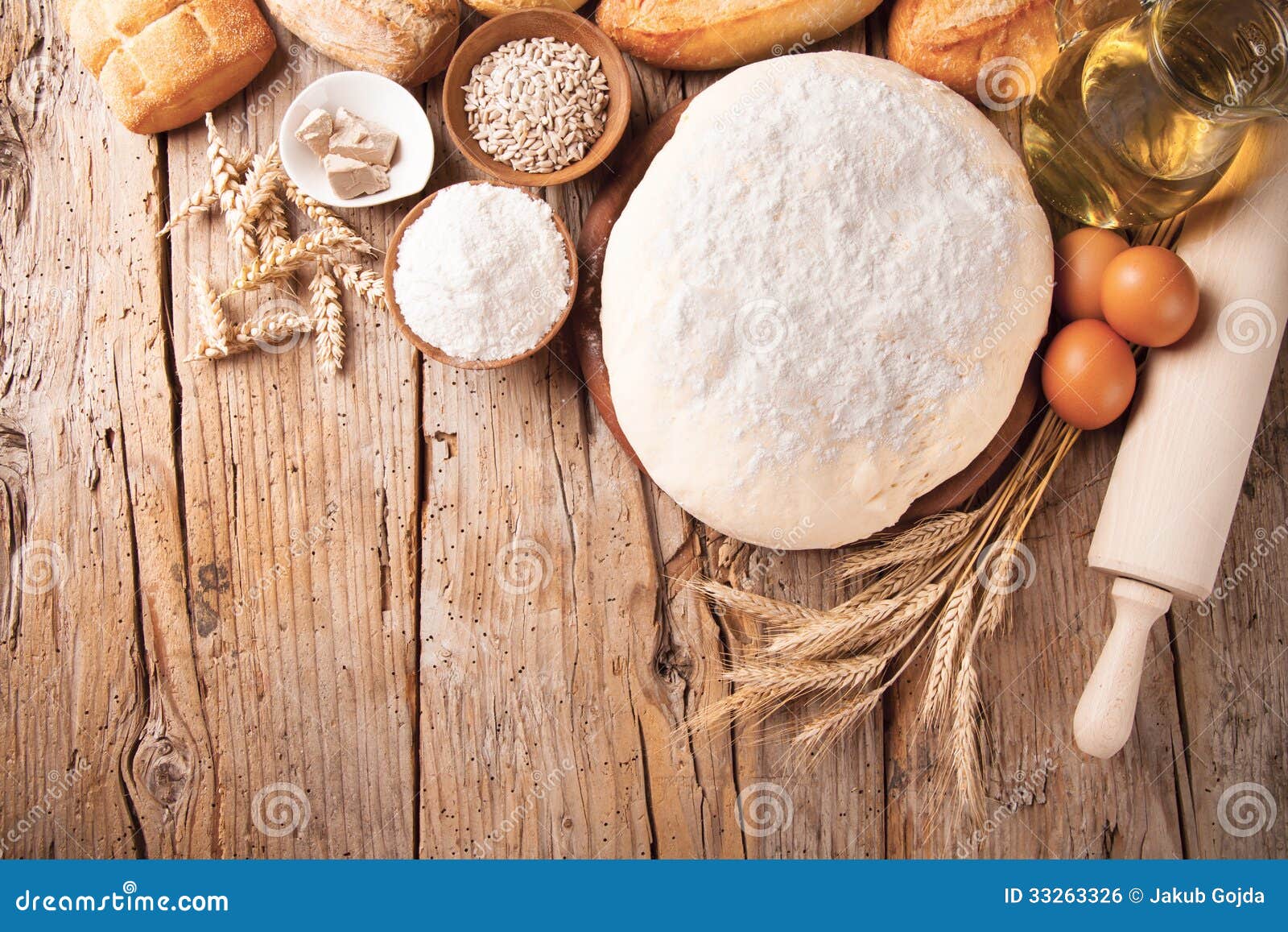 Traditional Kitchen Ingredients Stock Photo - Image of organic ...