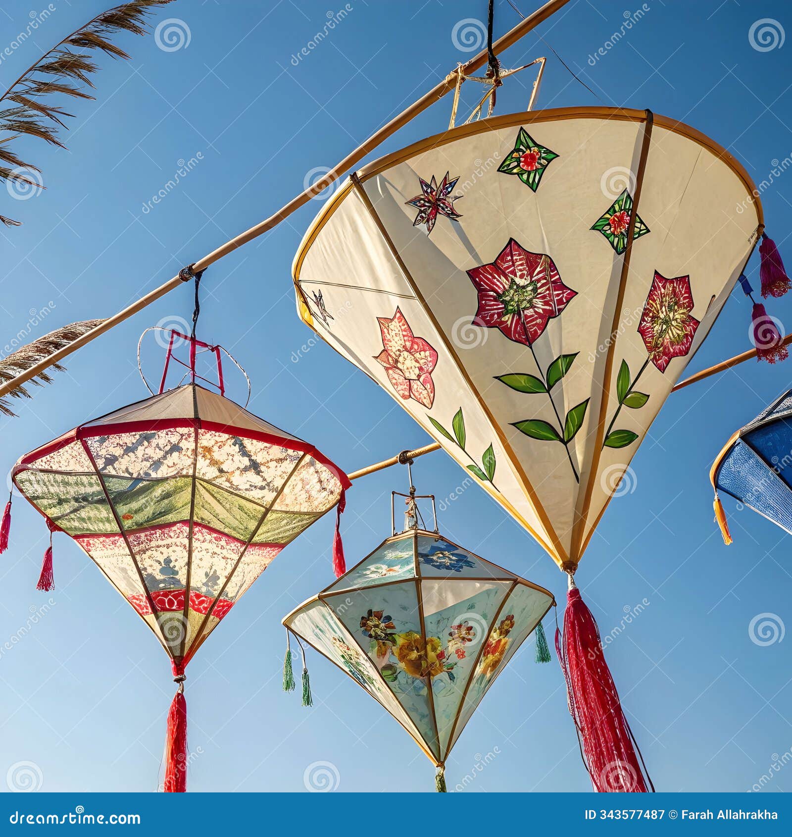 Traditional Kite Making Involves Vibrant Materials And Intricate ...