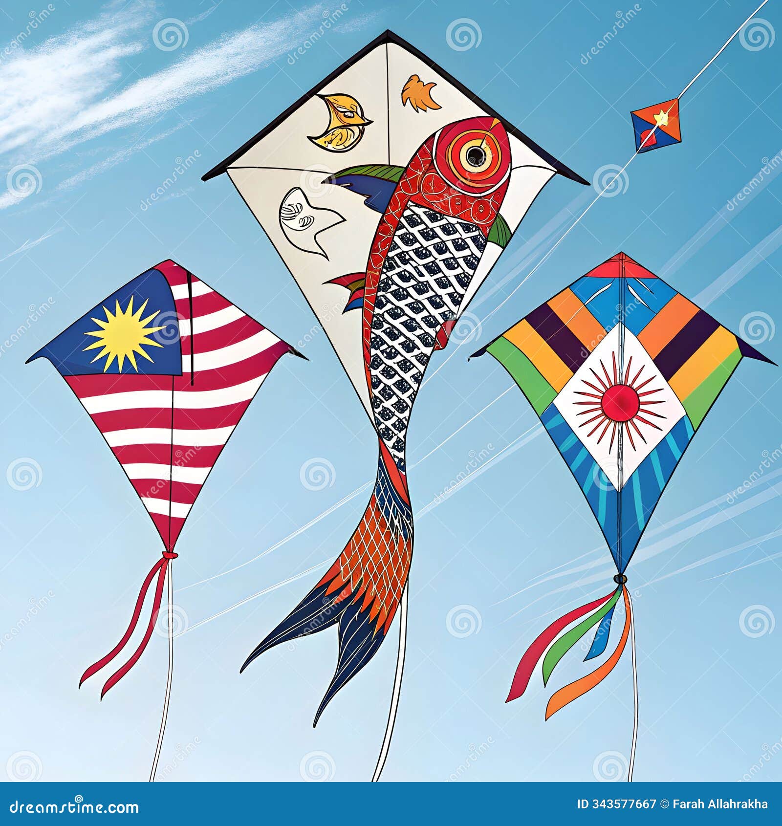 Traditional Kite Making Involves Vibrant Materials and Intricate ...