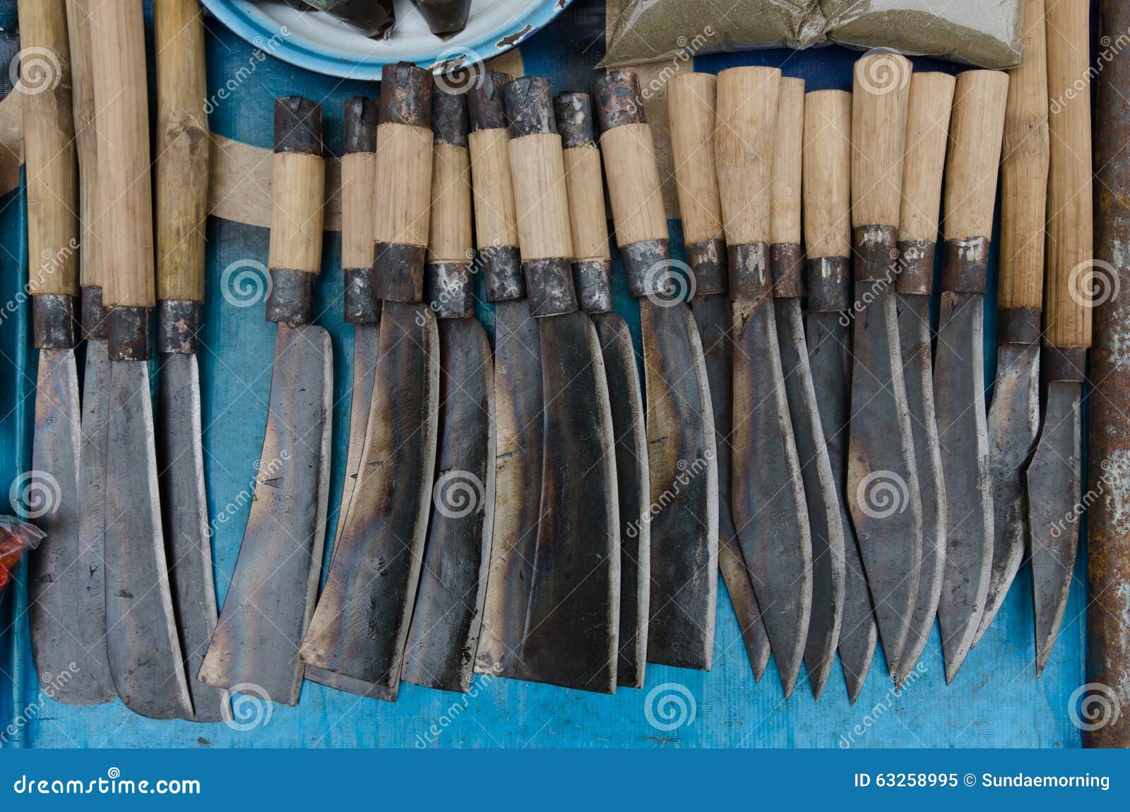 Traditional knife stock image. Image of handmade, wood - 63258995