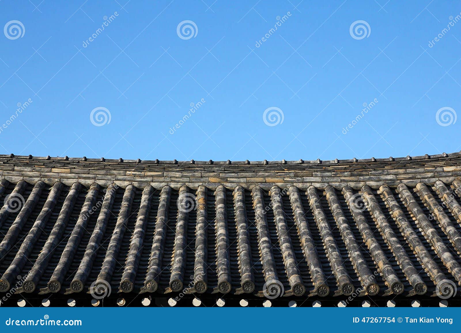 Traditional Korea Hanok House Rooftop Stock Photo - Image of hanok ...