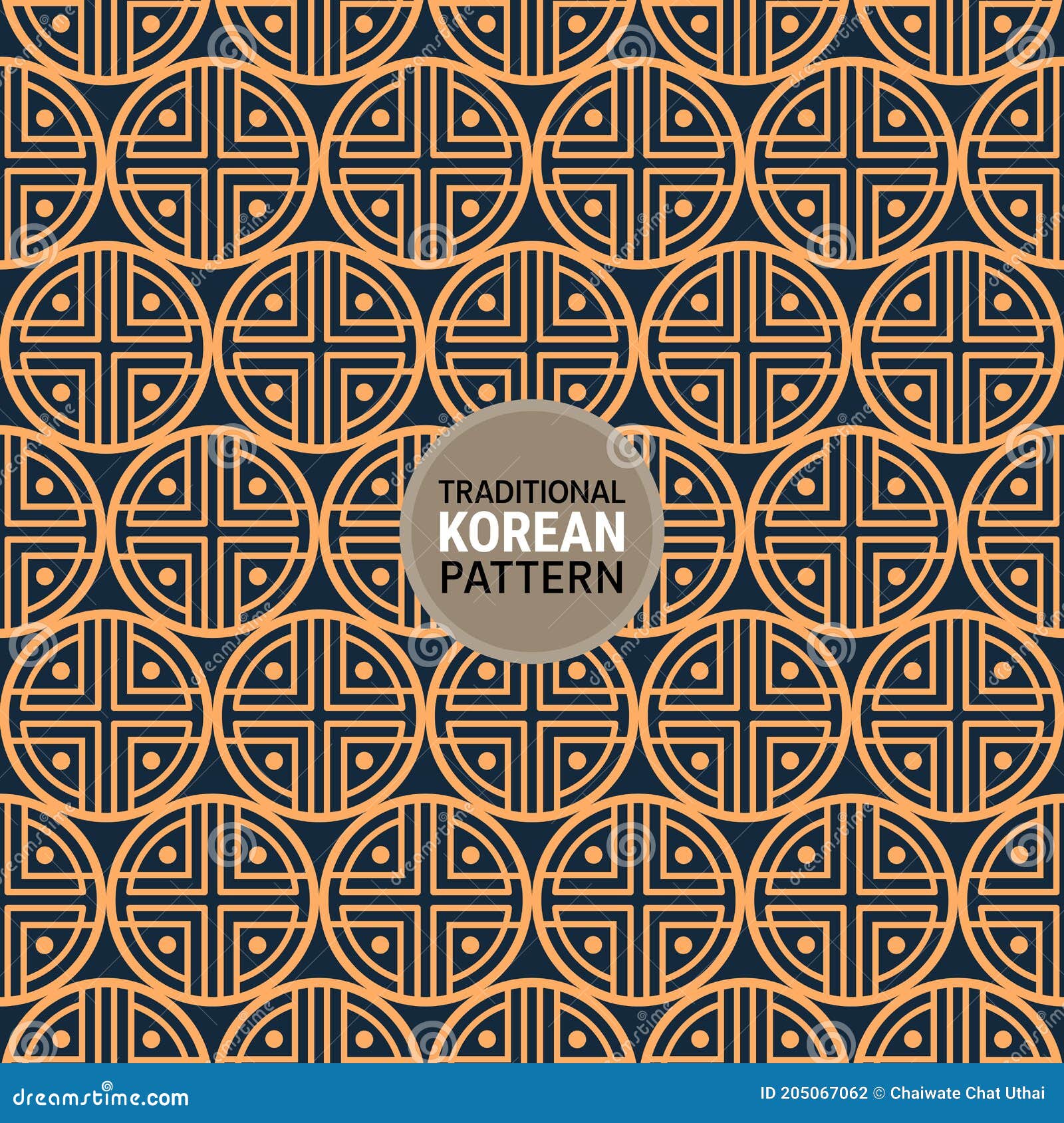 Traditional Korean Pattern For Designer Vector Illustration ...