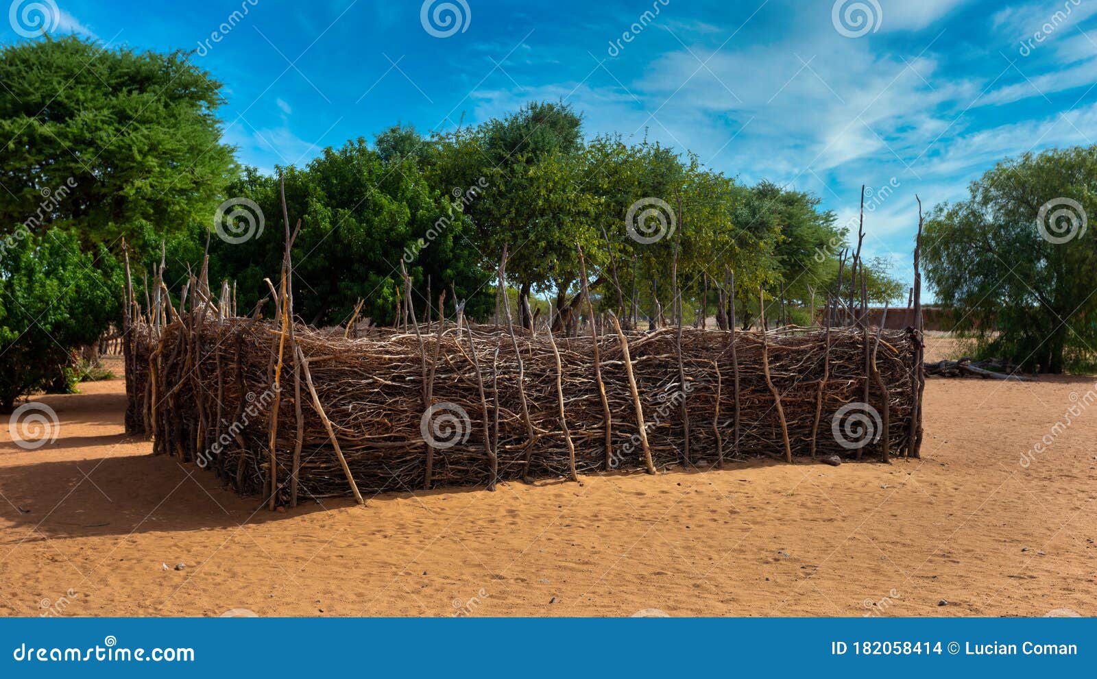 Traditional kraal stock photo. Image of native, culture - 182058414
