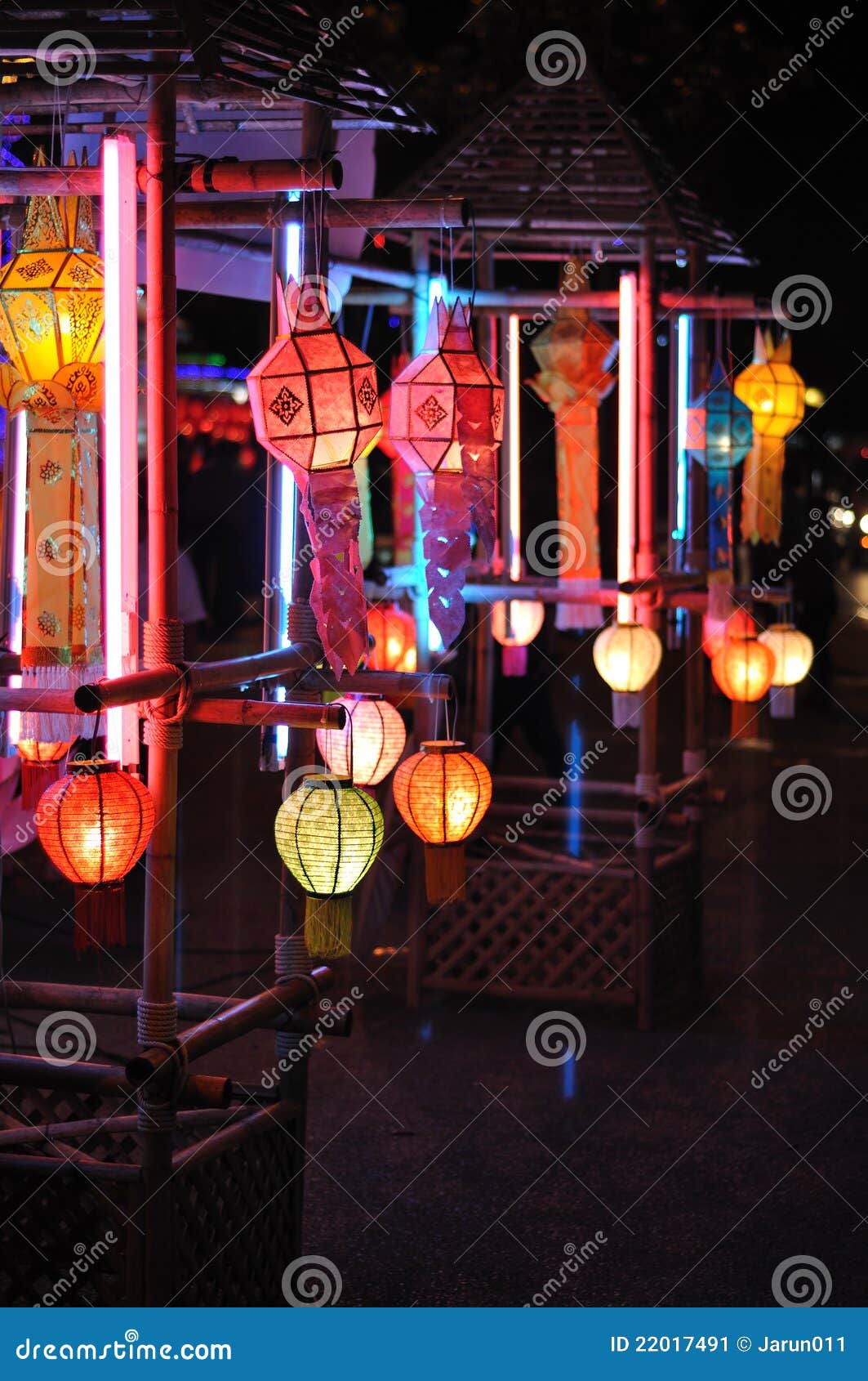 Traditional lantern stock image. Image of native, chiangmai - 22017491