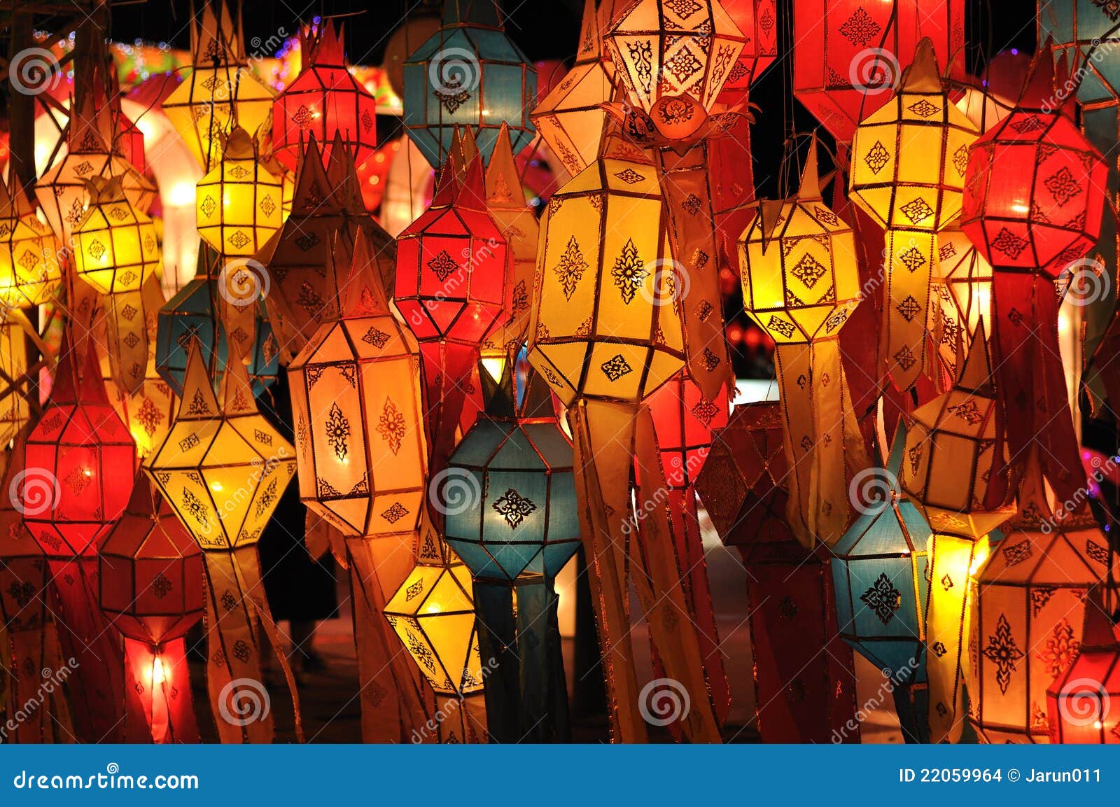Traditional lantern stock photo. Image of chiangmai, light - 22059964
