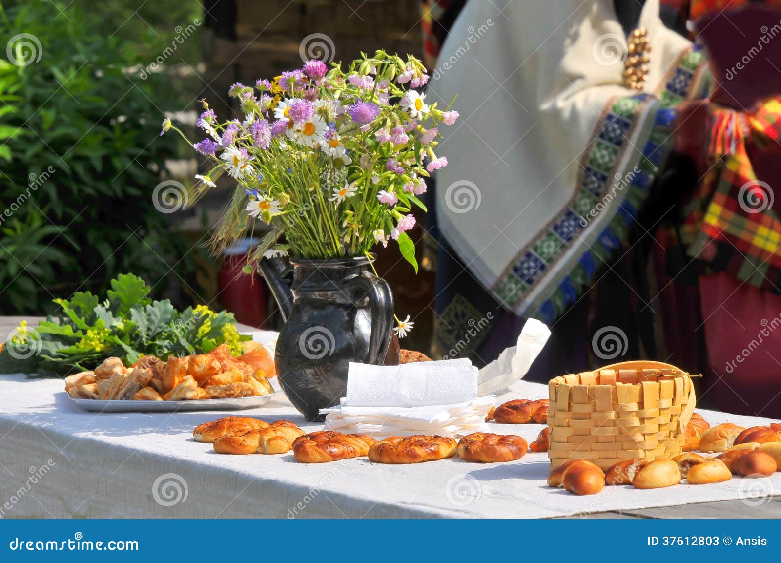 Traditional Latvian Events Ligo Stock Image - Image of ligo, ceramic ...