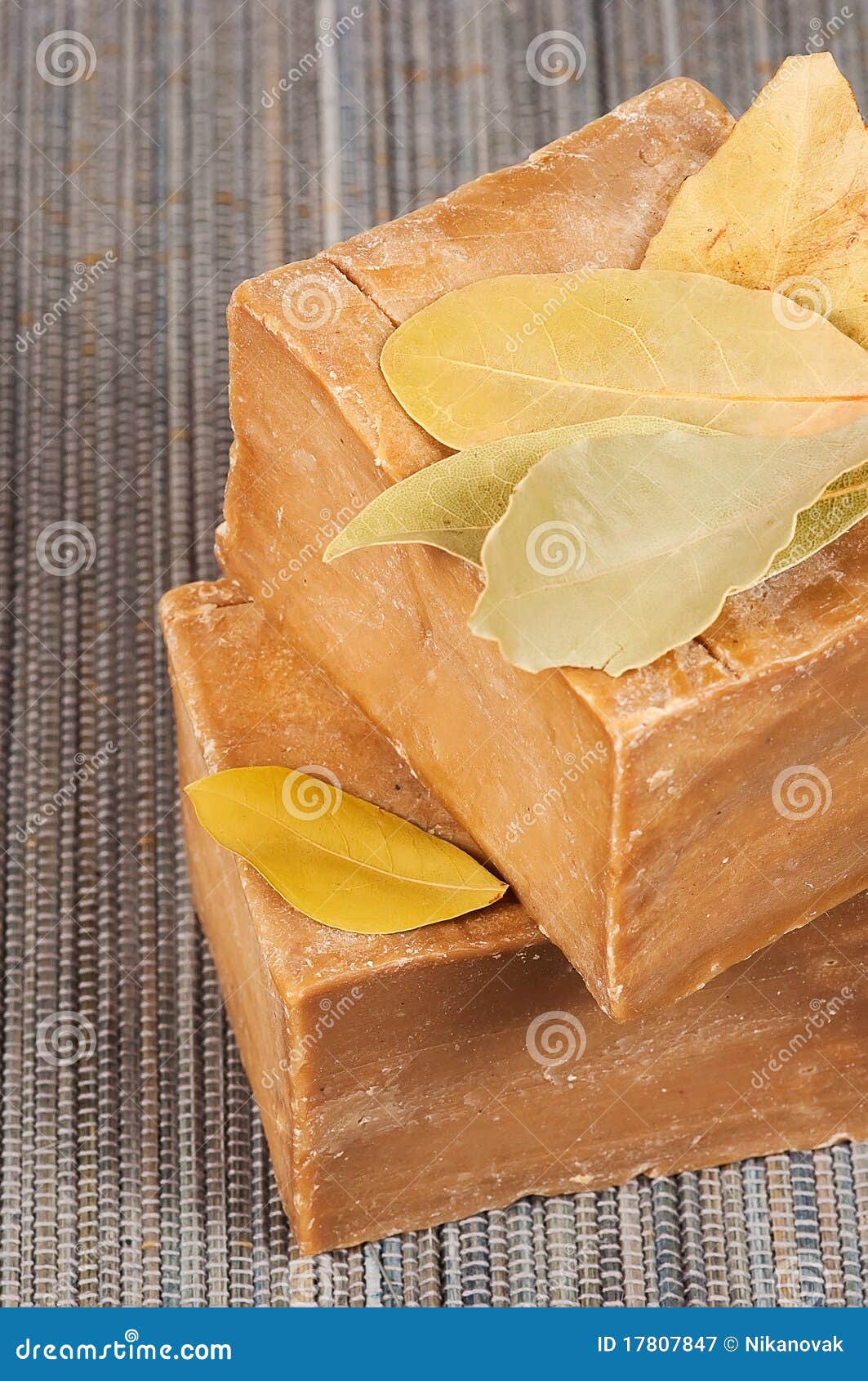 Traditional Laurel Soaps with Leaves Stock Image - Image of bathroom ...