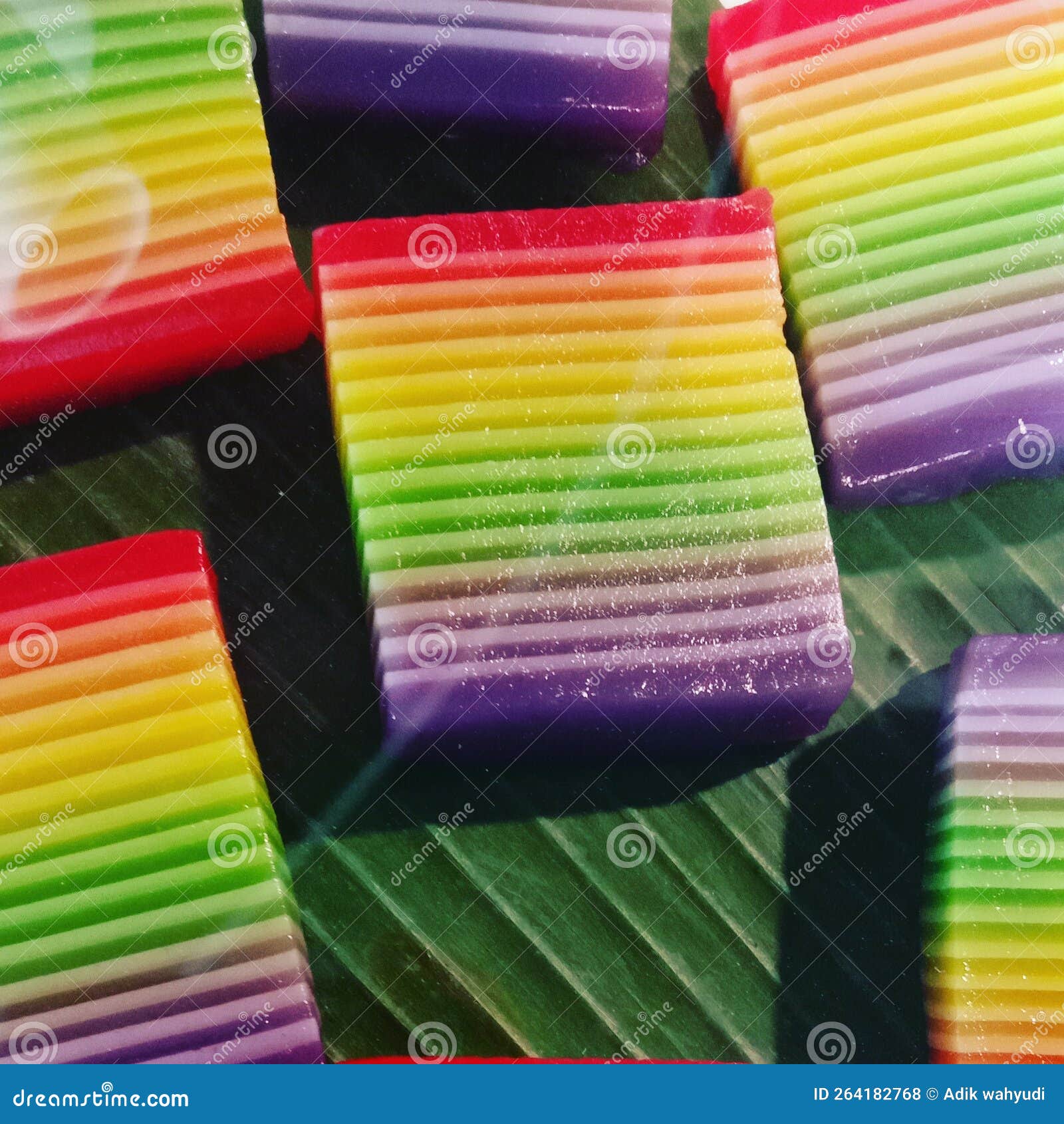 Traditional Layer Cake Pepe Rainbow Stock Photo - Image of textile ...