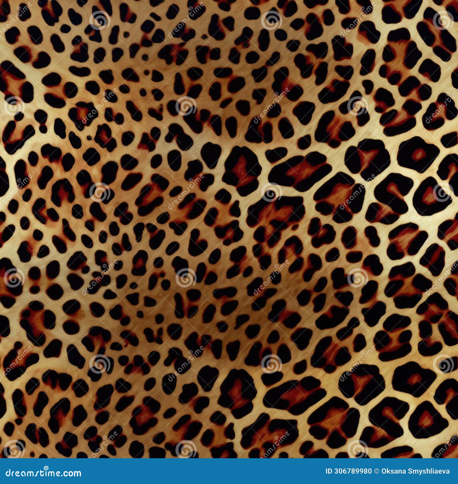 Traditional Leopard Spots on Seamless Background. Seamlessly Repeating ...