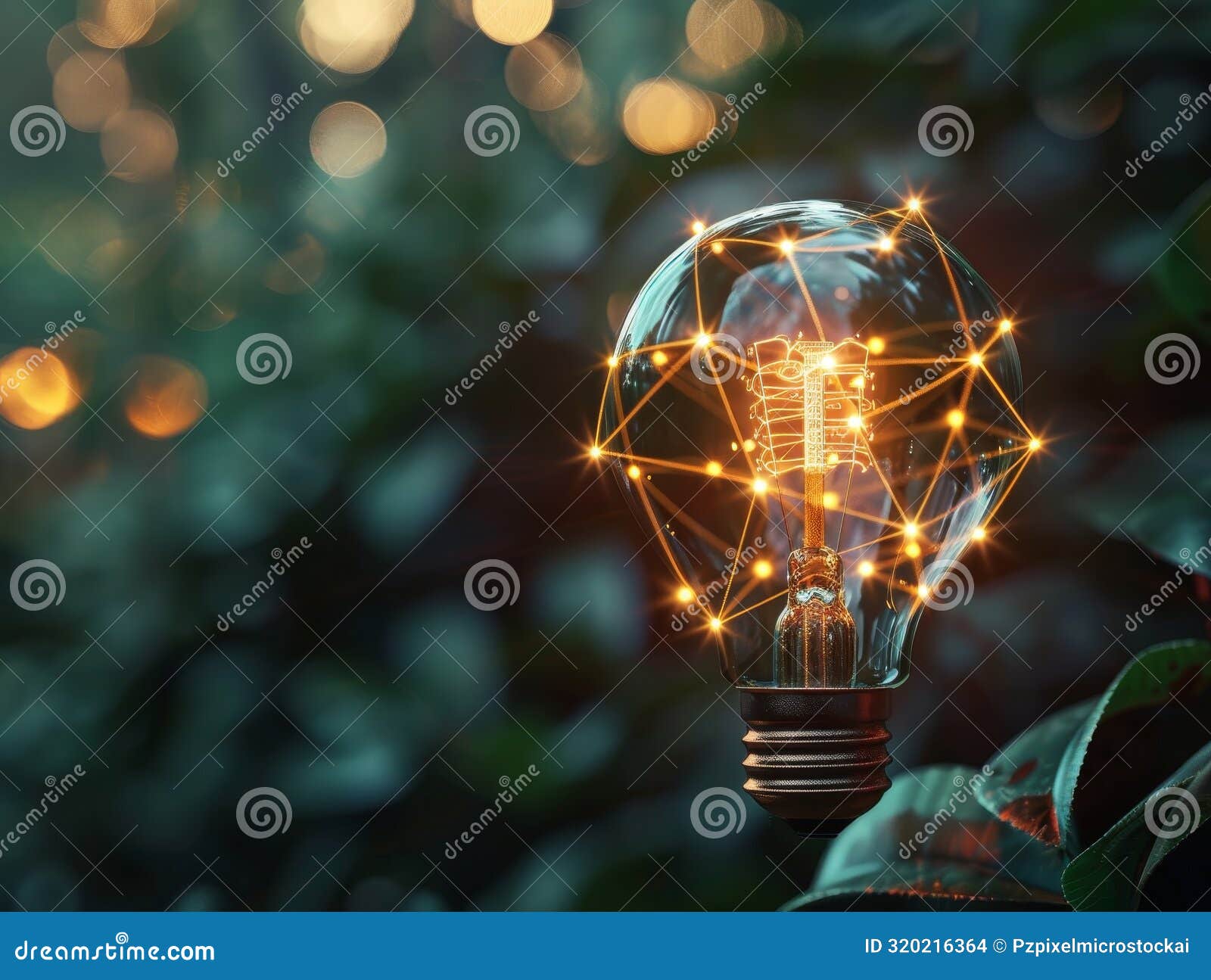 A Traditional Lightbulb Transforming into a Smart Bulb, Representing ...