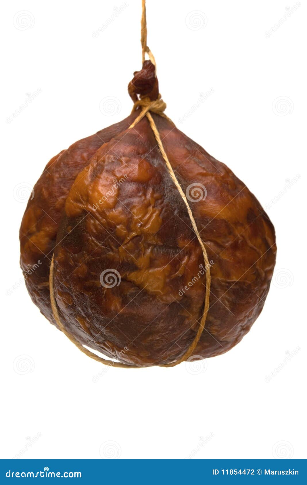 Traditional Lithuanian Gammon Stock Photo - Image of meat, isolated ...