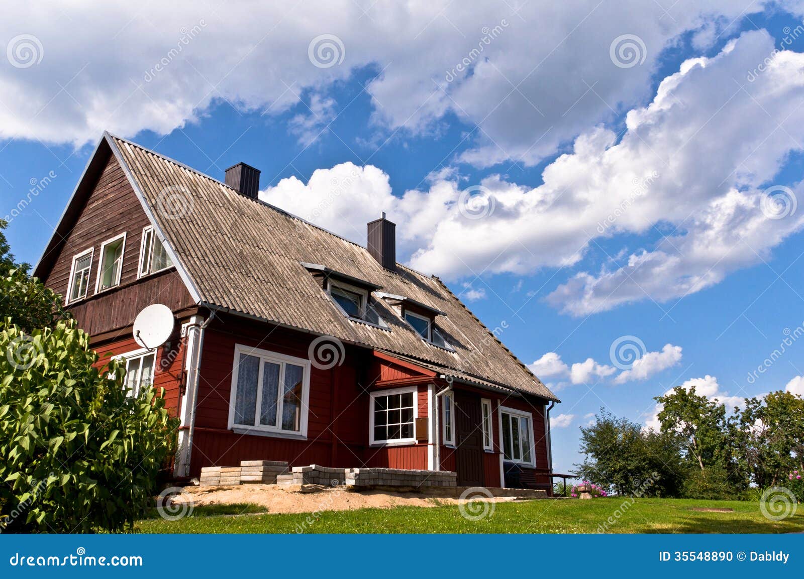 Traditional Lithuanian House in Trakai, Lithuania. Stock Photo - Image ... Traditional Lithuanian House in Trakai, Lithuania. Stock Photo - Image ...