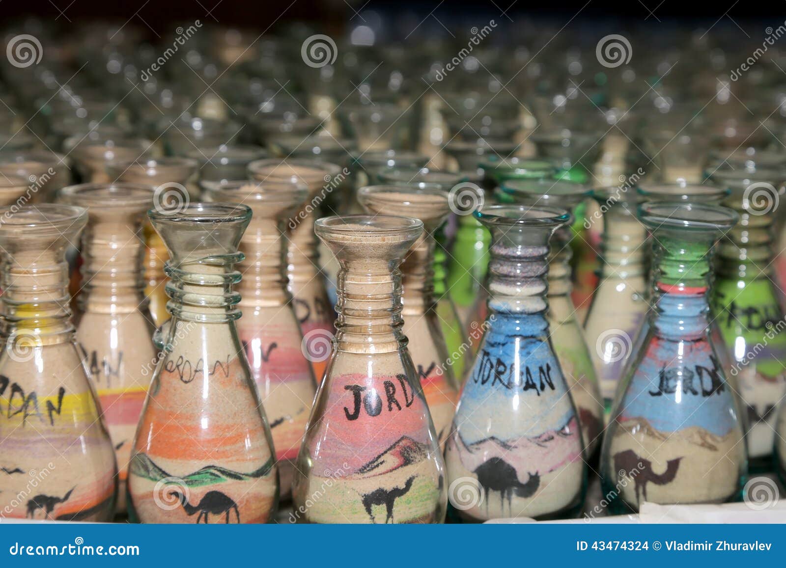 Traditional Local Souvenirs in Jordan, Middle East Stock Photo - Image ...
