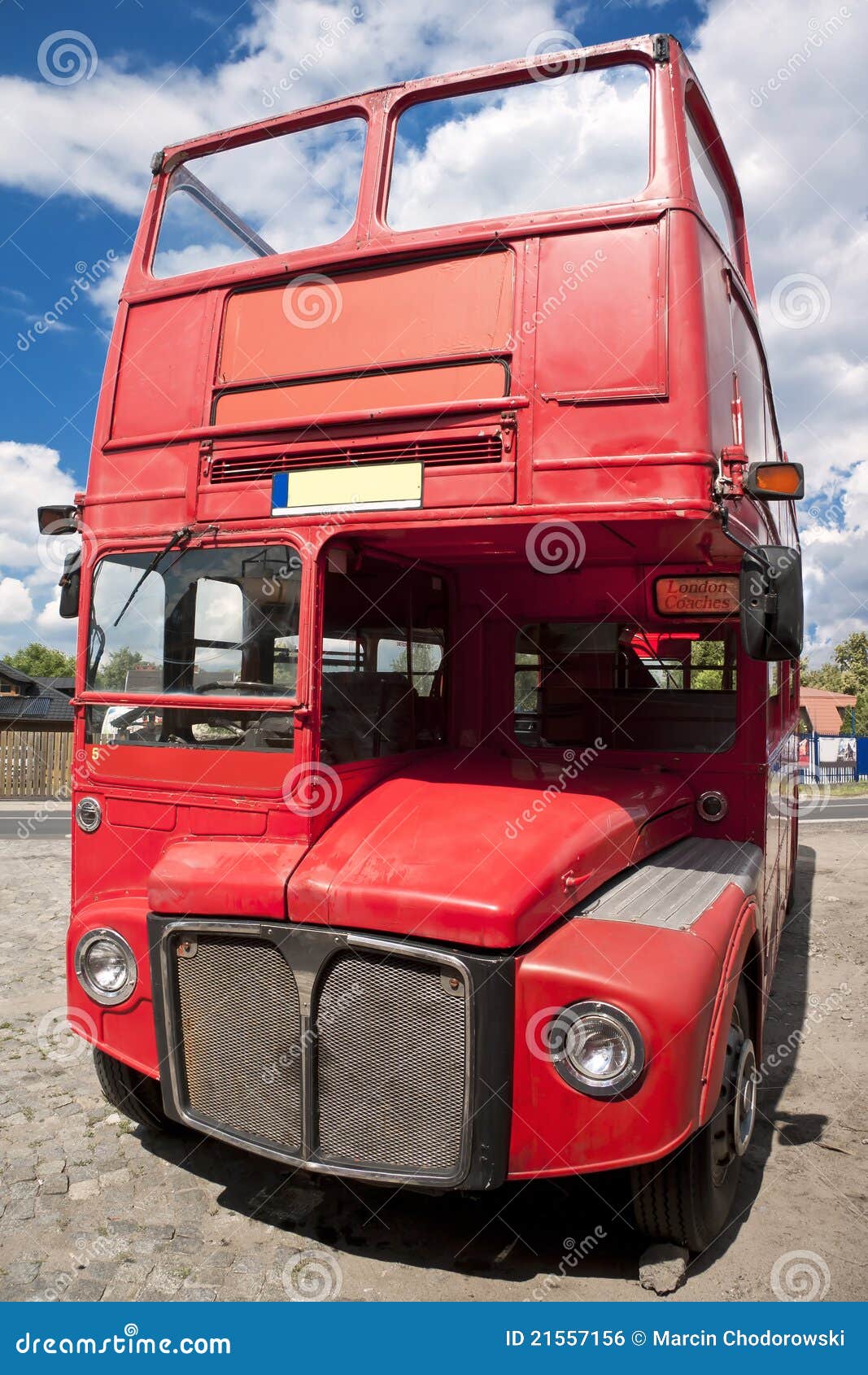 Traditional London bus. stock photo. Image of double - 21557156