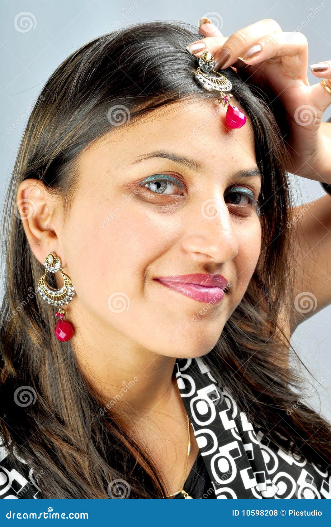 Traditional look stock photo. Image of teen, beauty, cute - 10598208