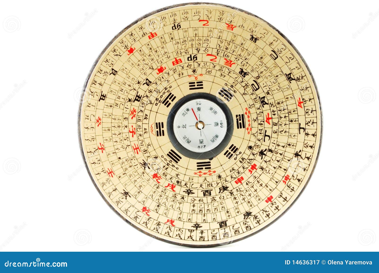 Traditional Luo Pan Compass Stock Image - Image of signs, partition ...