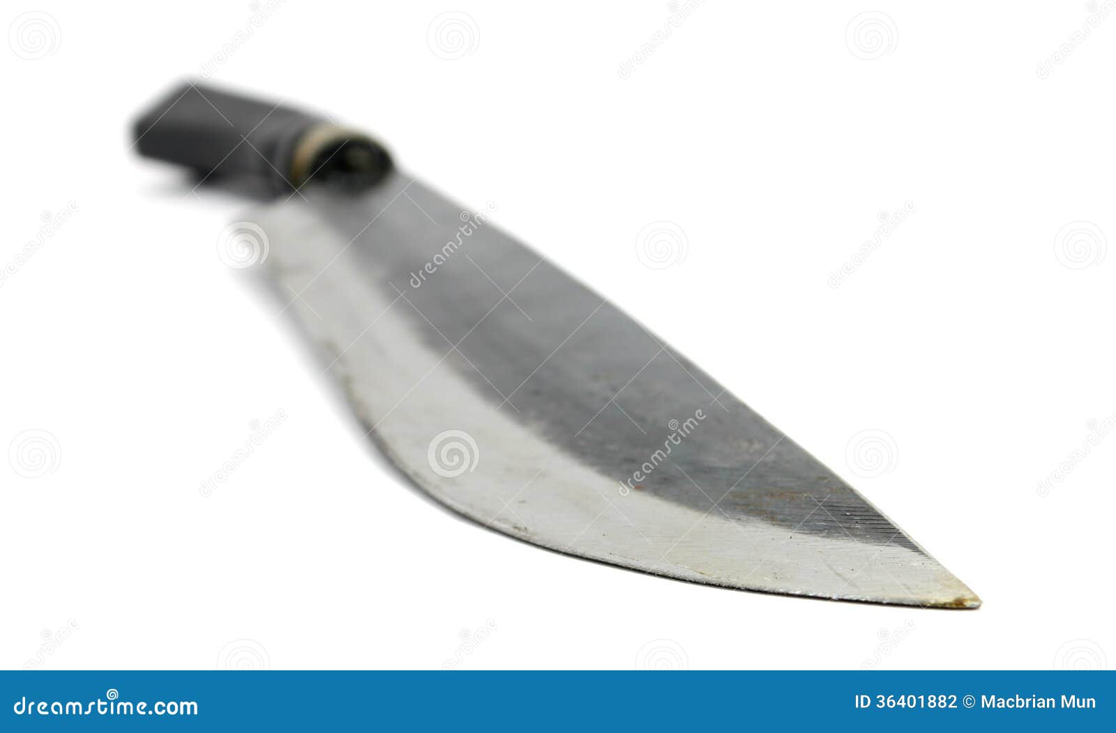 Traditional Machete Blade Over White Stock Photo - Image of dangerous ...