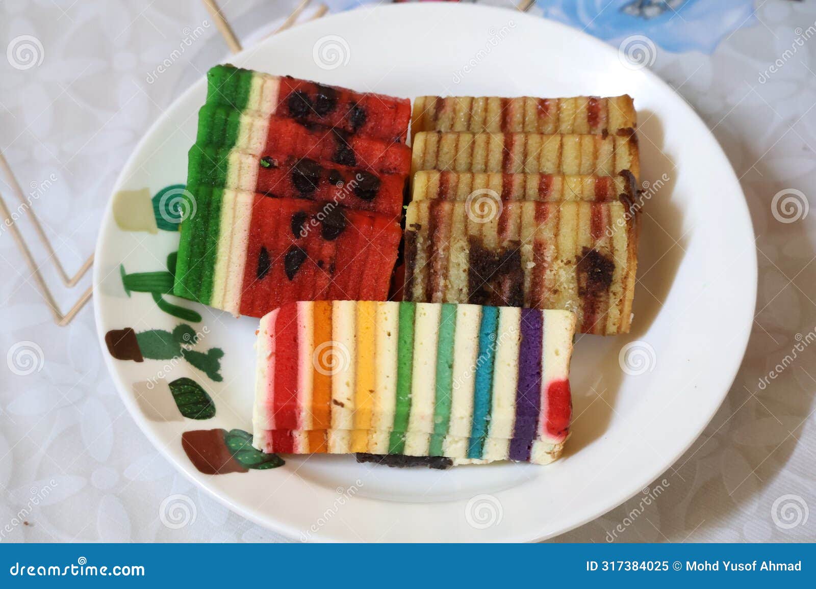 Layered Cake Known As Kek Lapis Sarawak Stock Image - Image of handmade ...