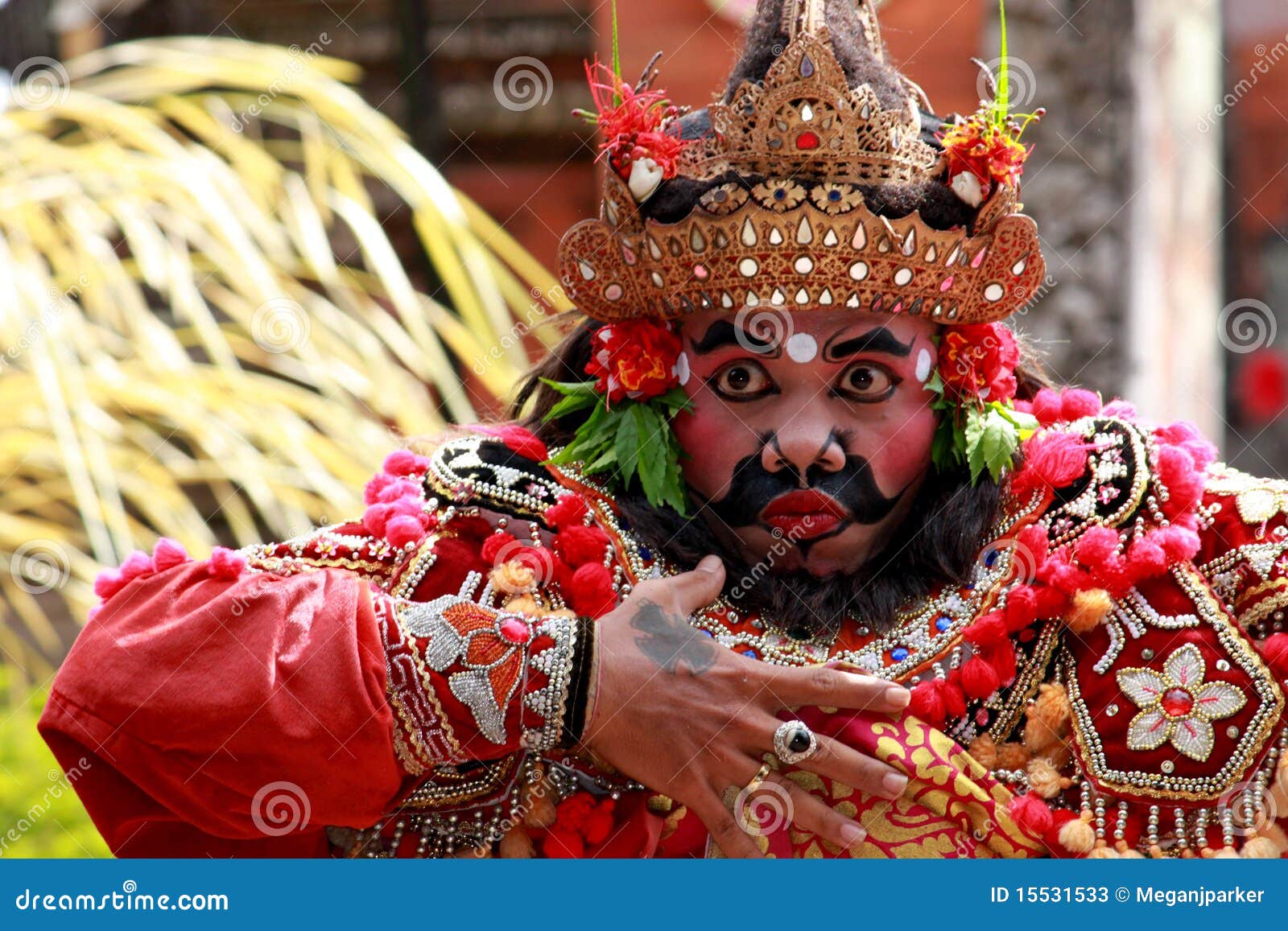 Traditional Male Balinese Dancer Editorial Stock Photo - Image of ...