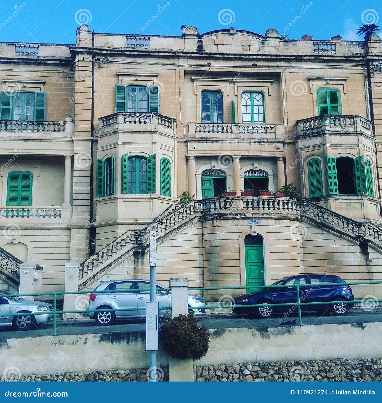 Old house in Malta editorial stock image. Image of maltese - 110921274