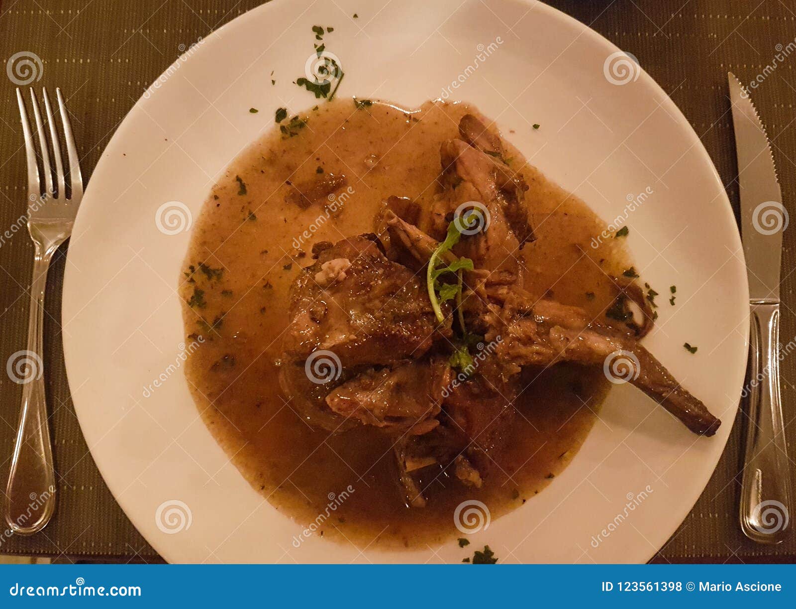 Traditional Maltese Rabbit. Stock Photo - Image of meat, fresh: 123561398