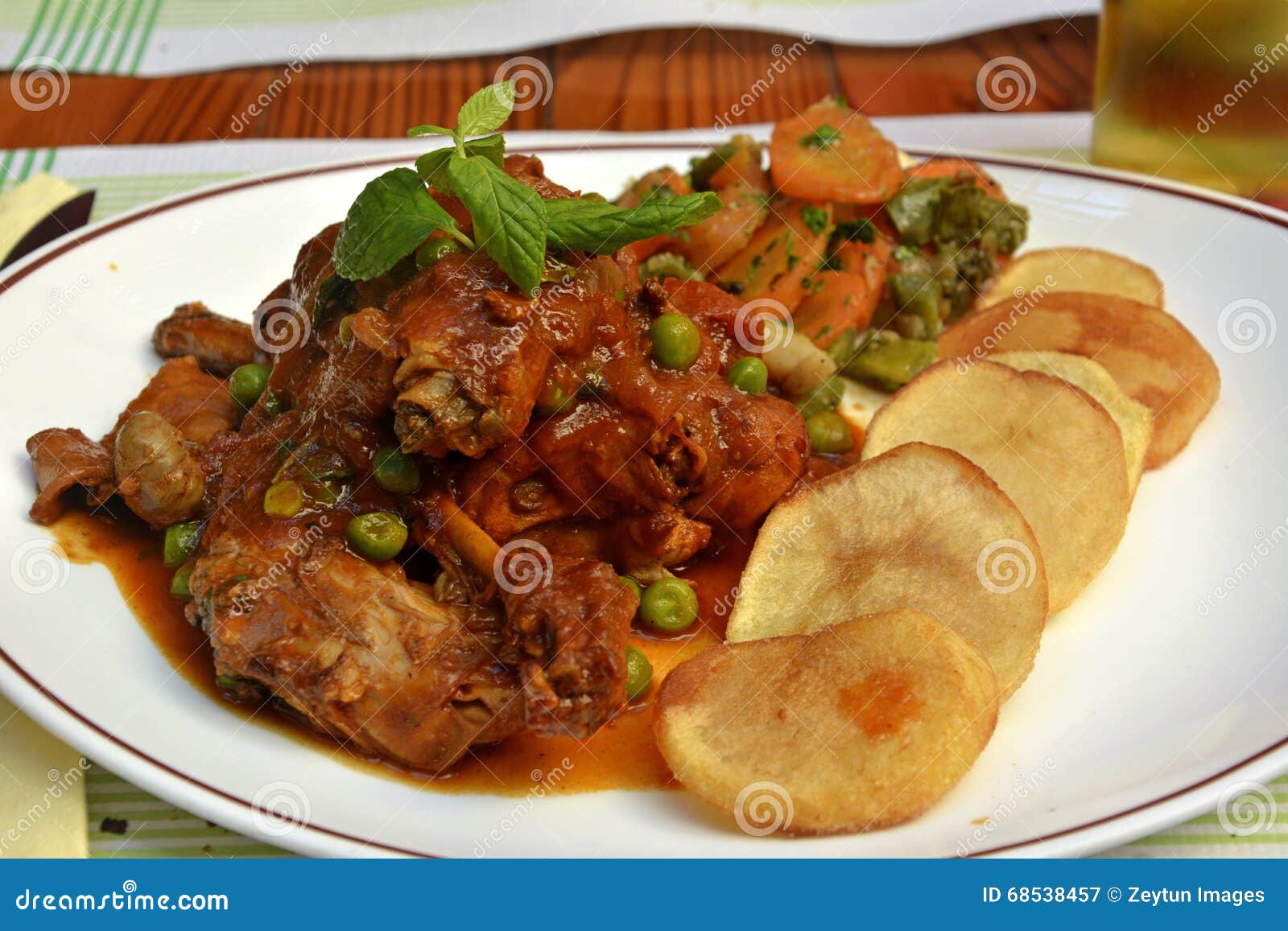 Traditional Maltese Rabbit Stew. Stock Image - Image of food, maltese ...