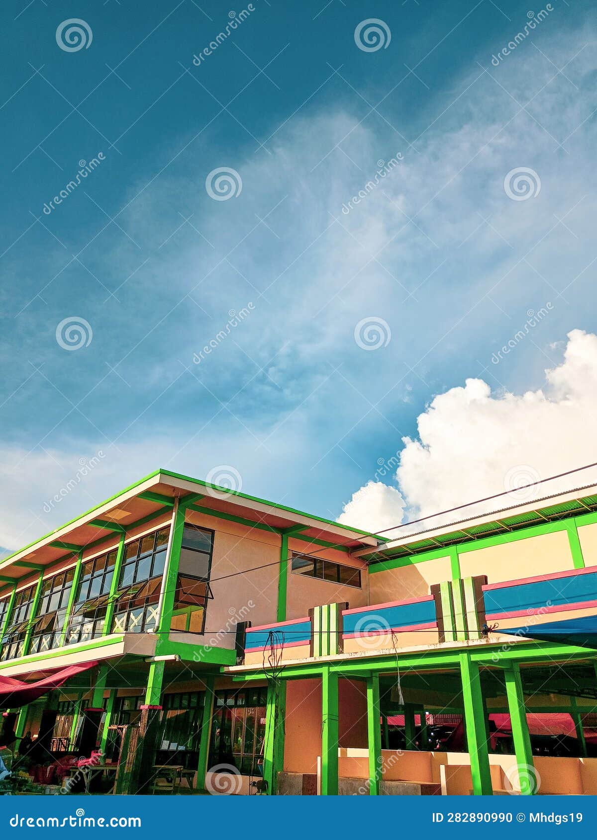 Traditional Market but Like Modern Market Stock Photo - Image of market ...