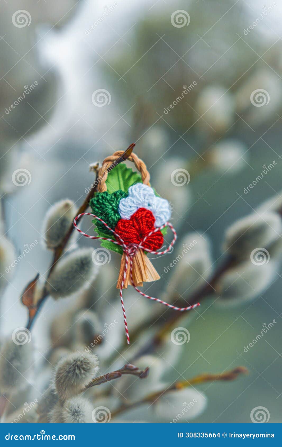 Traditional Martisor Spring Celebration Talisman Stock Photo - Image of ...