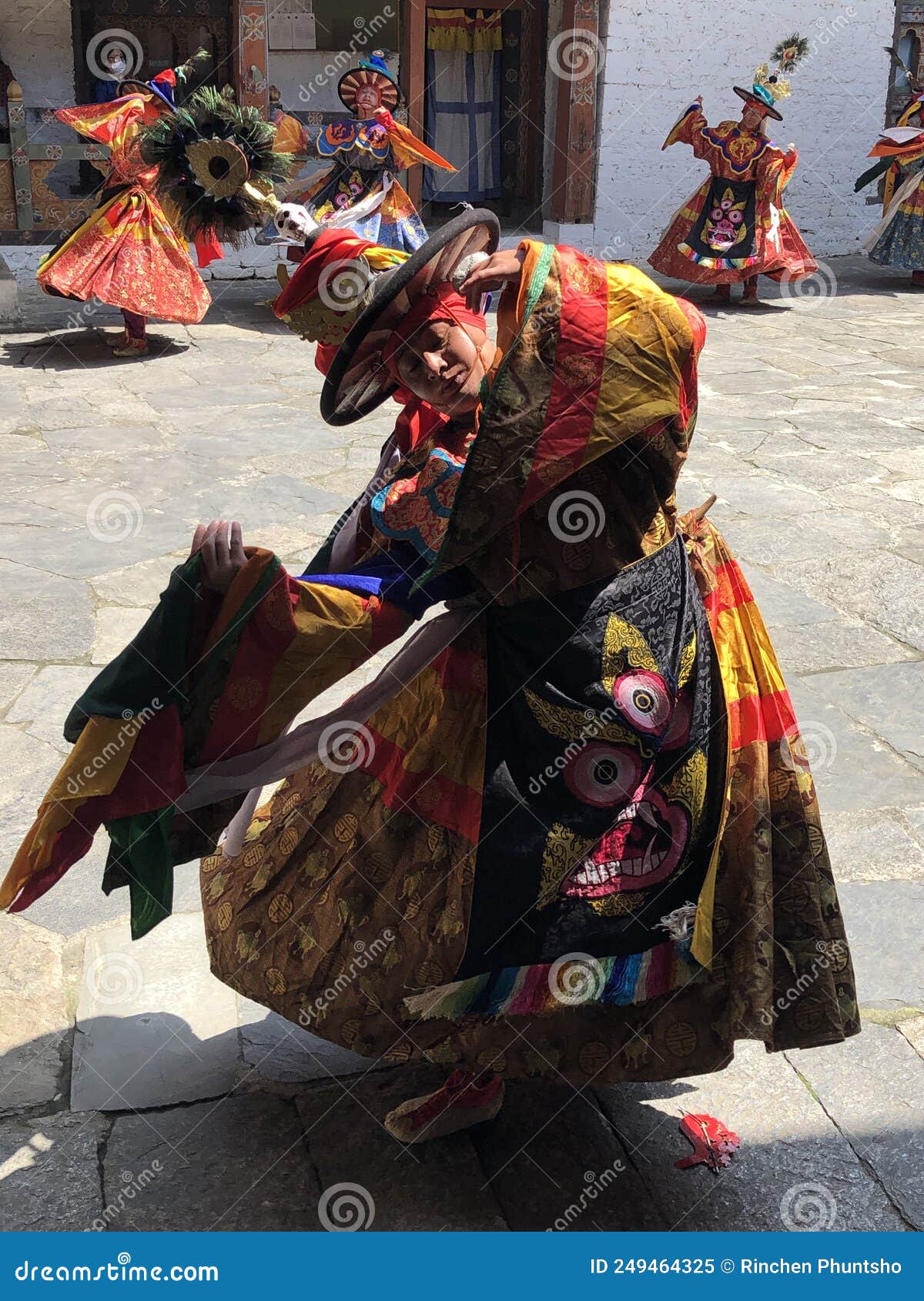 Traditional Mask Dance editorial image. Image of bhutan - 249464325