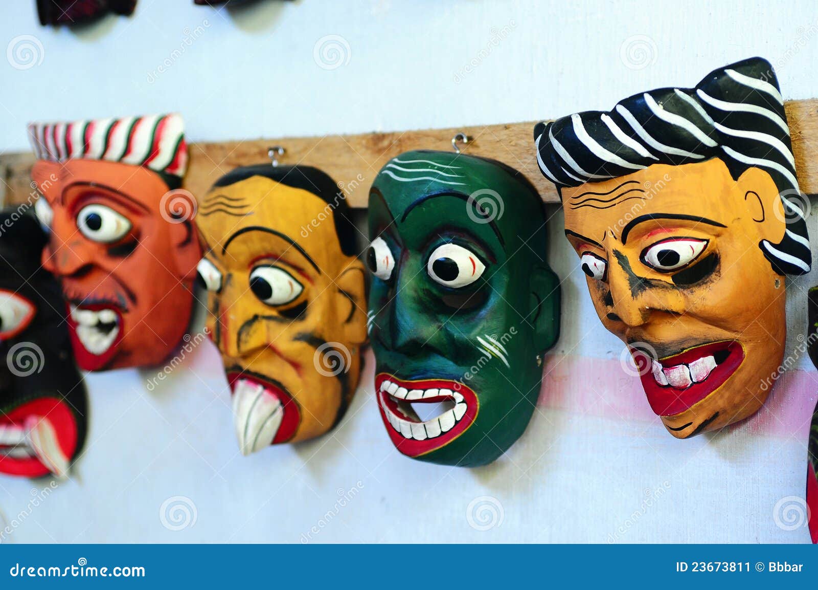 Traditional masks stock image. Image of historical, lanka - 23673811