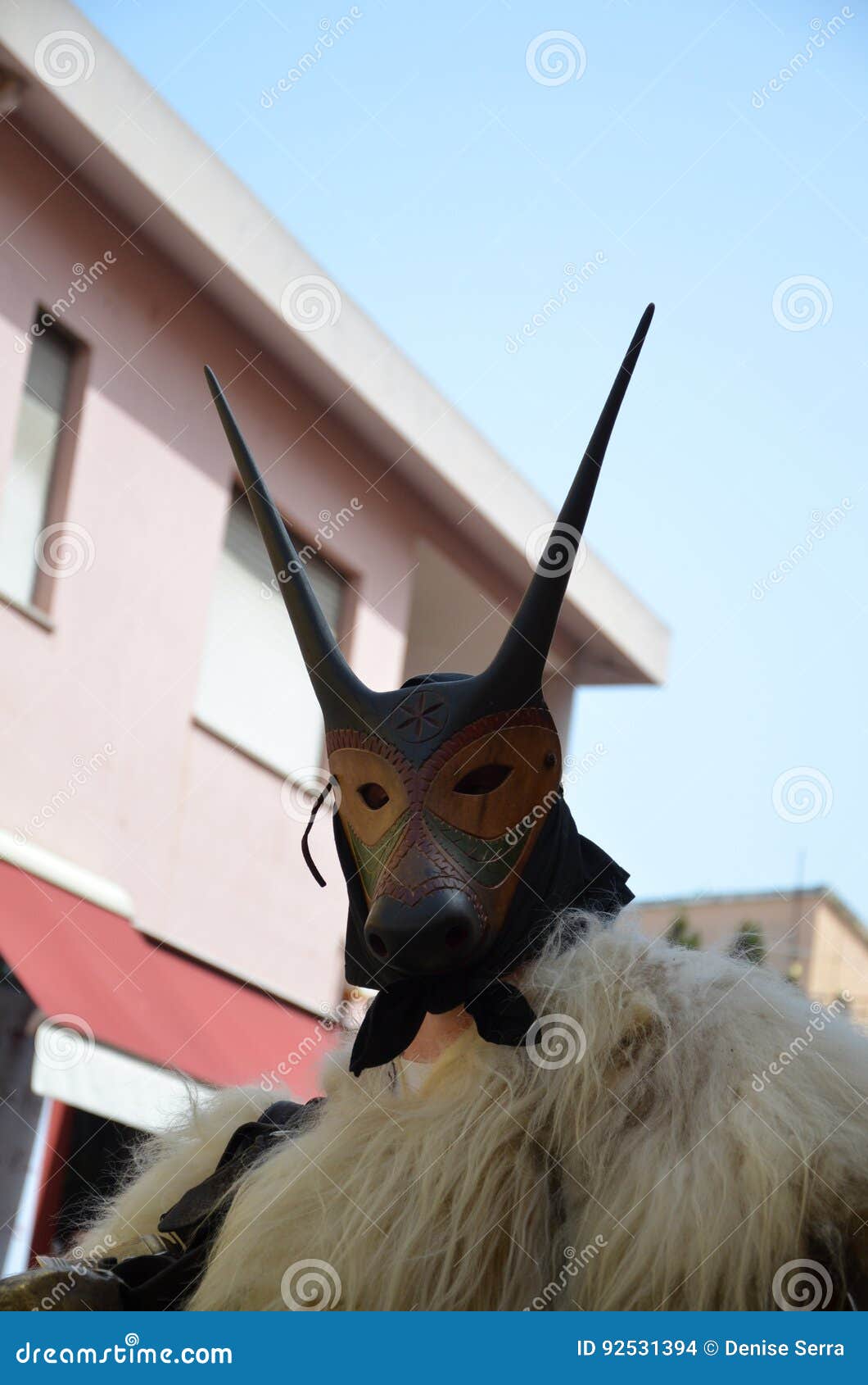 Traditional Masks of Sardinia Editorial Stock Image - Image of merdules ...