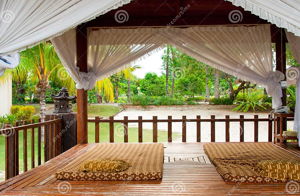 Traditional Massage Gazebo stock photo. Image of massage - 19549998