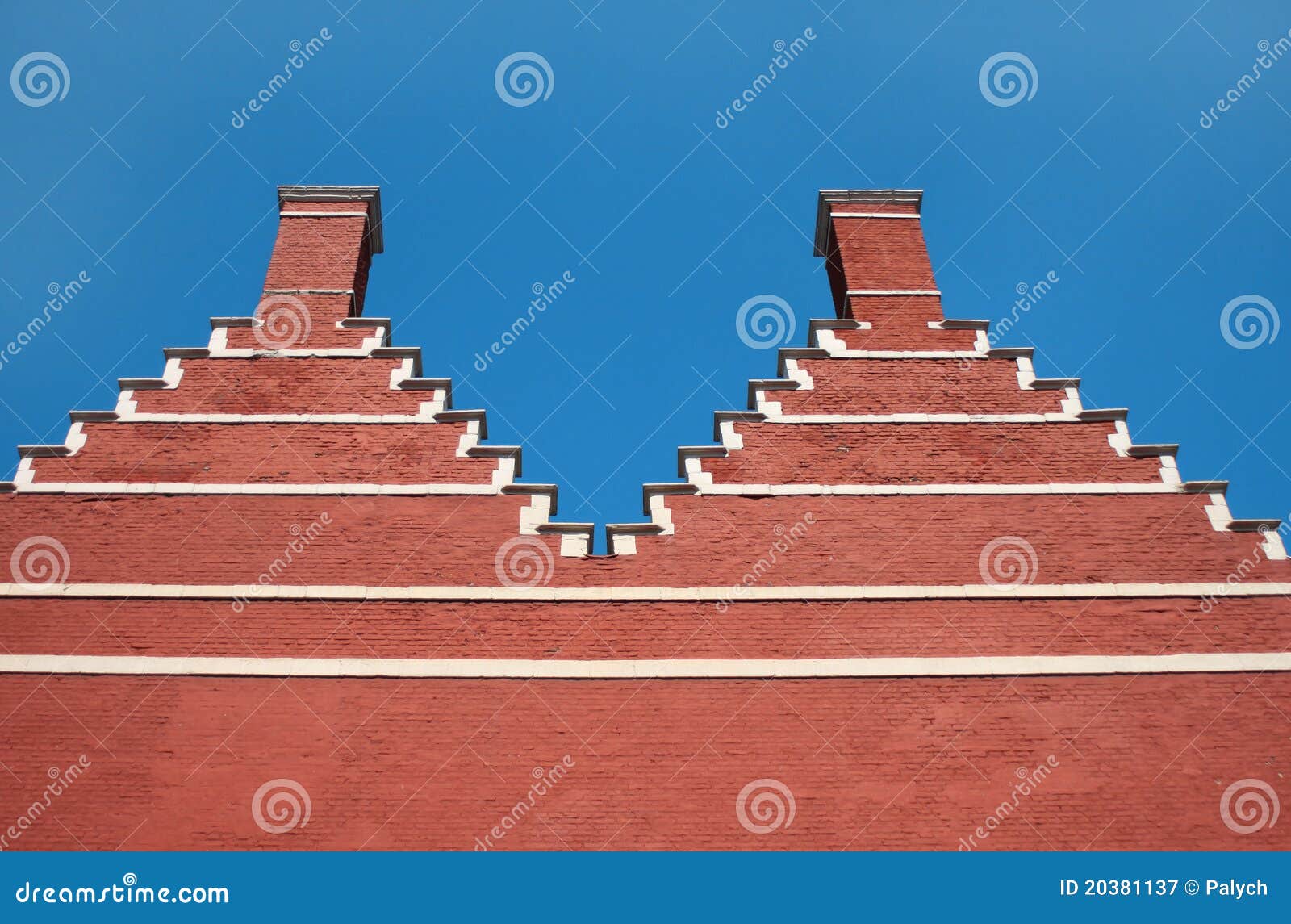 Traditional Medieval Merlons Wall Stock Image - Image of merlon ...