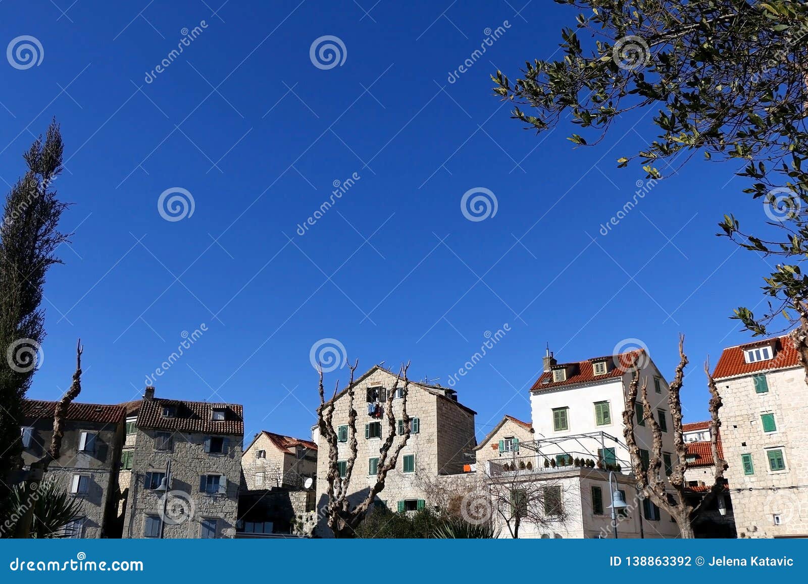 Architecture in Split, Croatia Stock Photo - Image of landmark ...