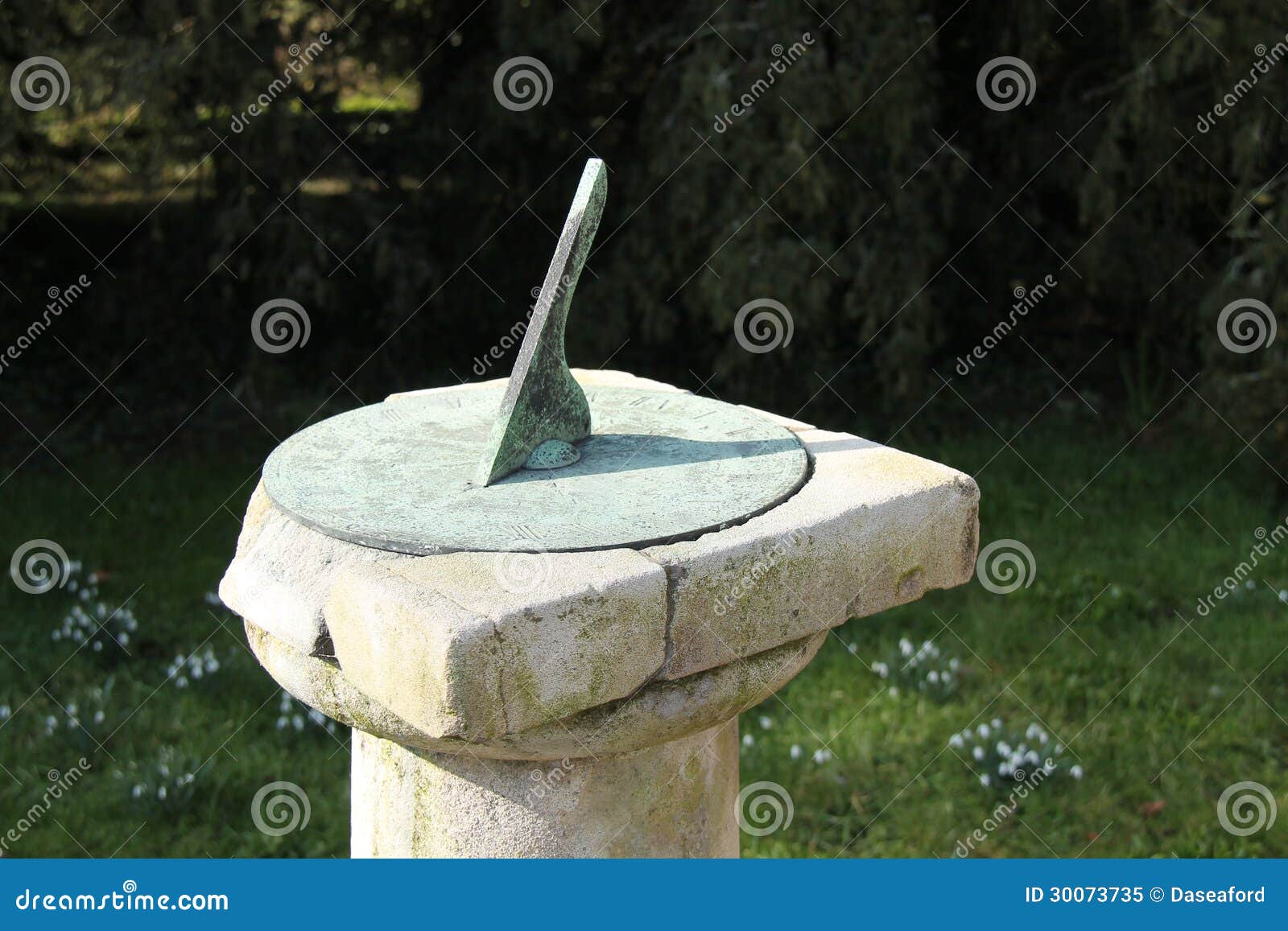 Sun Dial. stock image. Image of garden, instrument, clock - 30073735