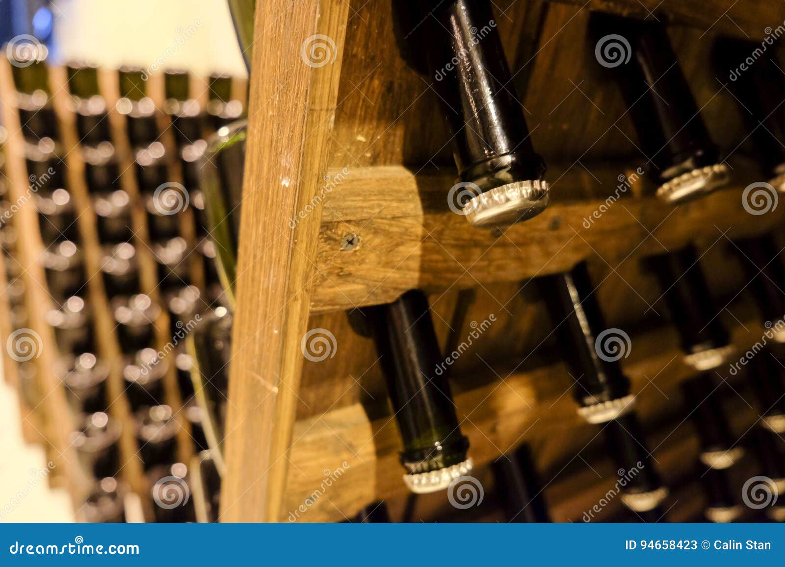 Traditional Method of Making Sparkling Wine Stock Image - Image of ...
