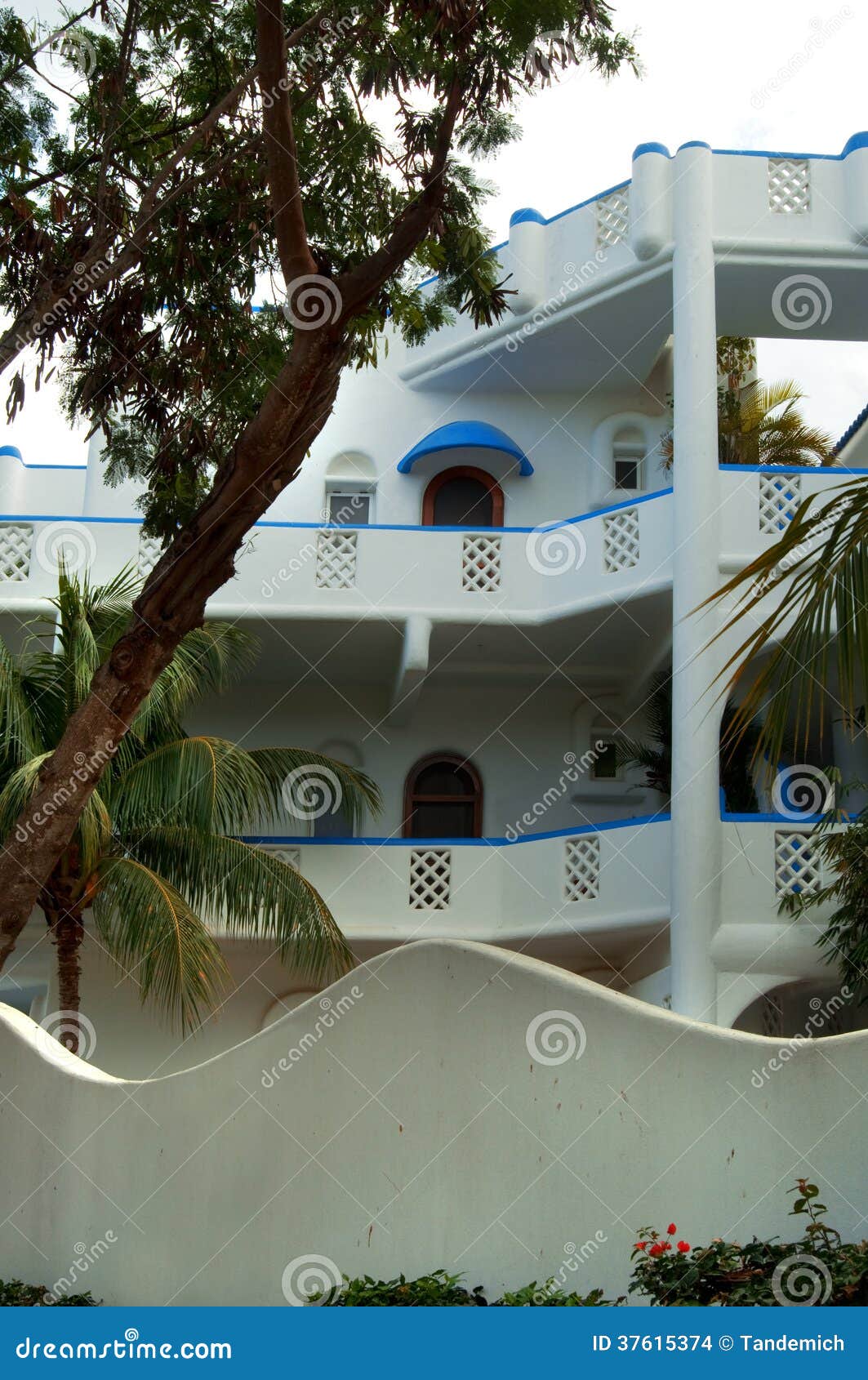 Traditional Mexican Architecture Stock Photo - Image of building ...