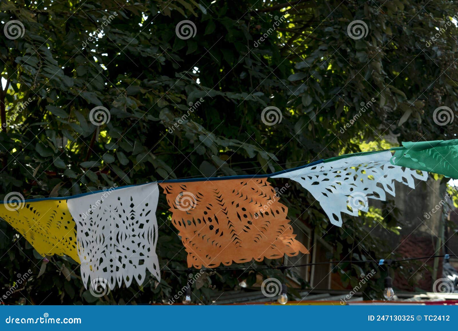 Traditional Mexican Banners for Decoration Stock Image - Image of ...