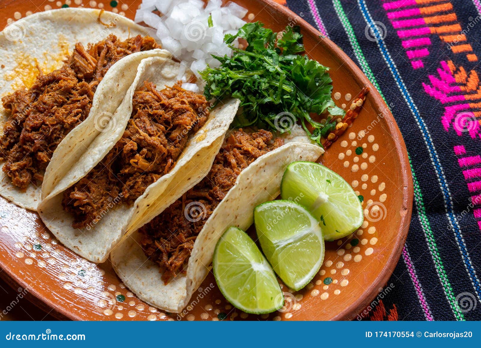 Mexican Chilorio Tacos Royalty-Free Stock Photo | CartoonDealer.com ...