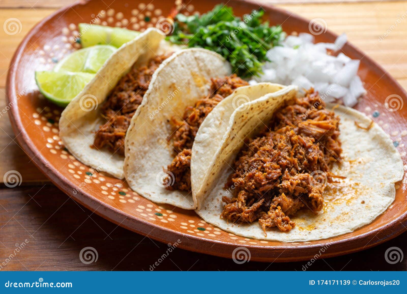 Mexican Chilorio Tacos Royalty-Free Stock Photo | CartoonDealer.com ...