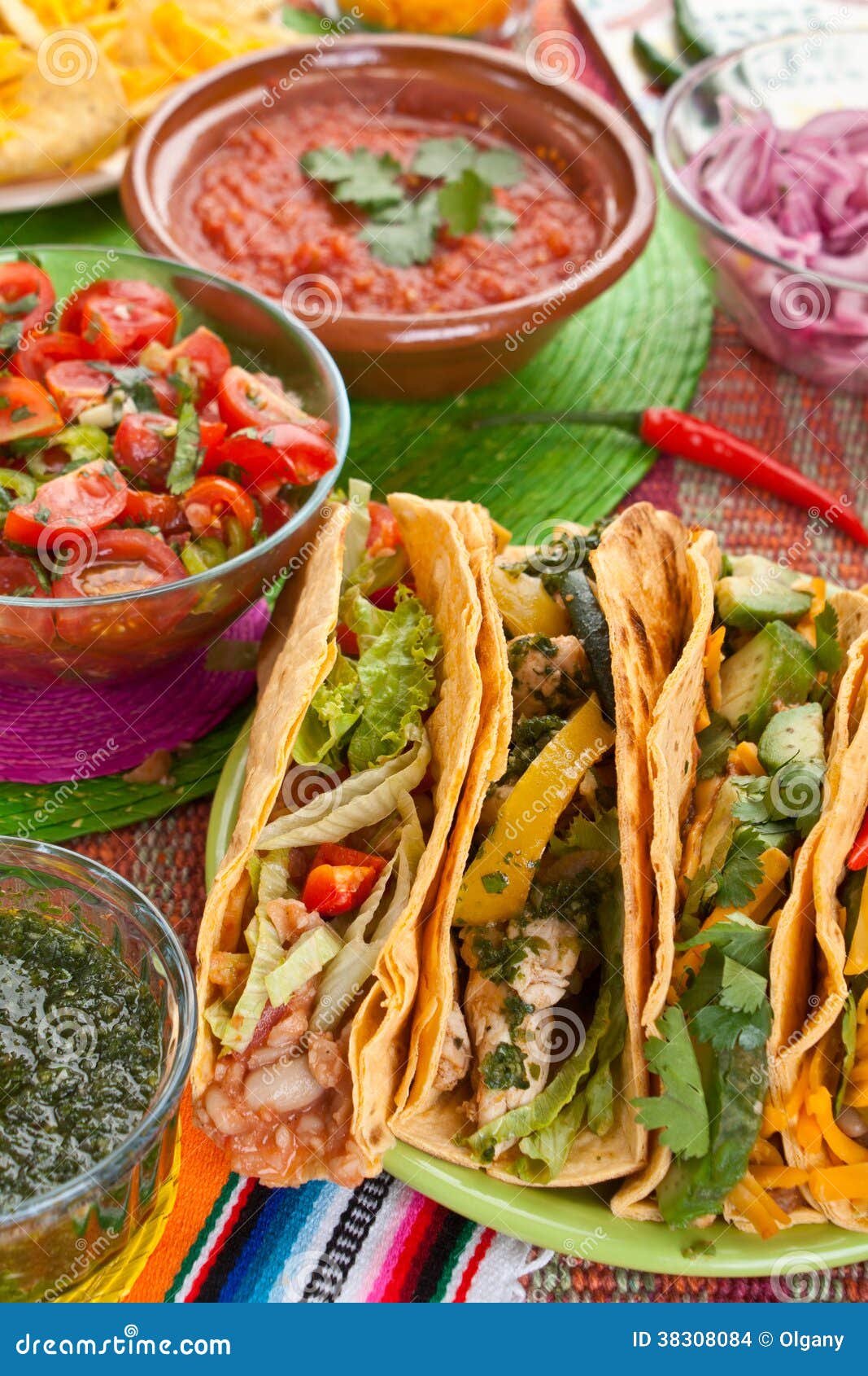 Traditional Mexican Food stock photo. Image of fajita - 38308084