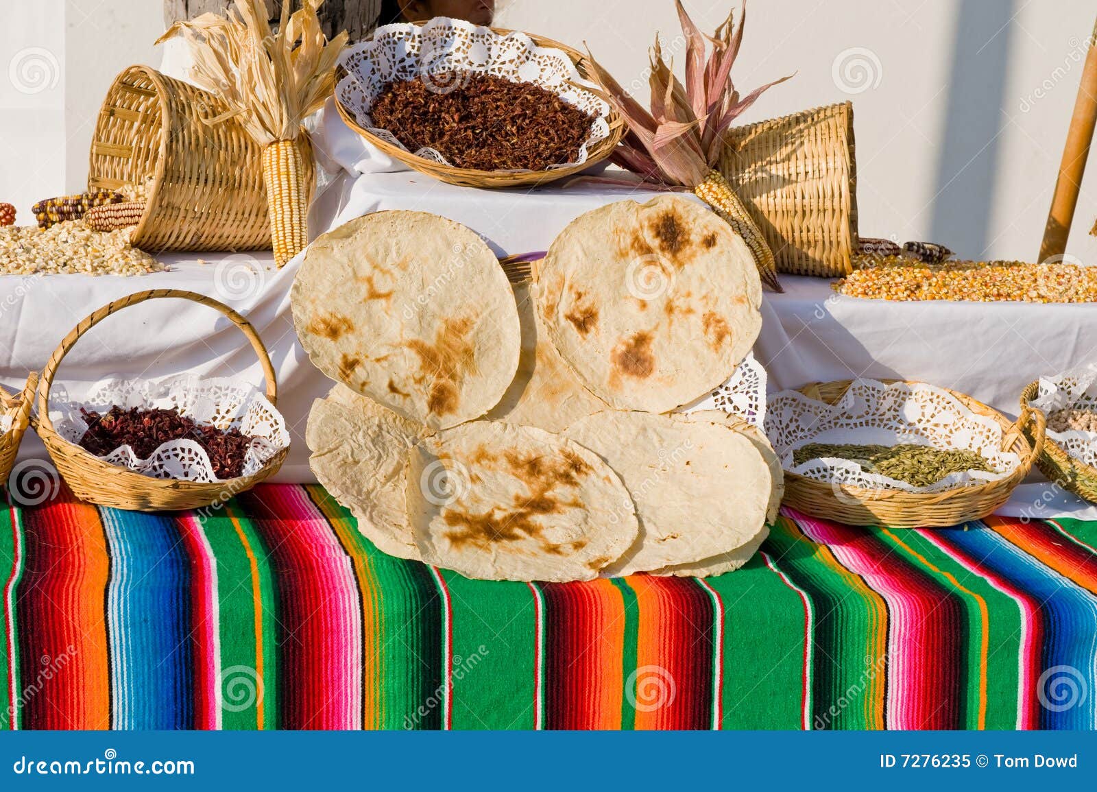 Traditional mexican foods stock image. Image of stripes - 7276235