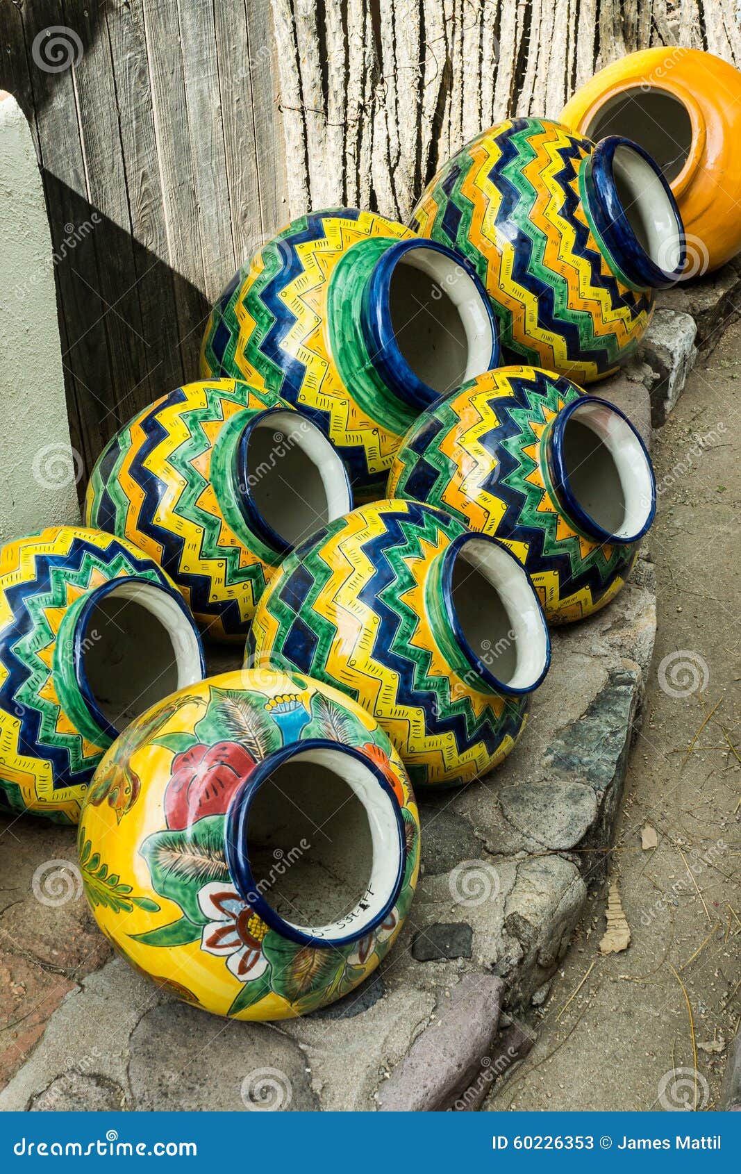 Traditional Mexican Pottery Stock Image - Image of mexican, vase: 60226353