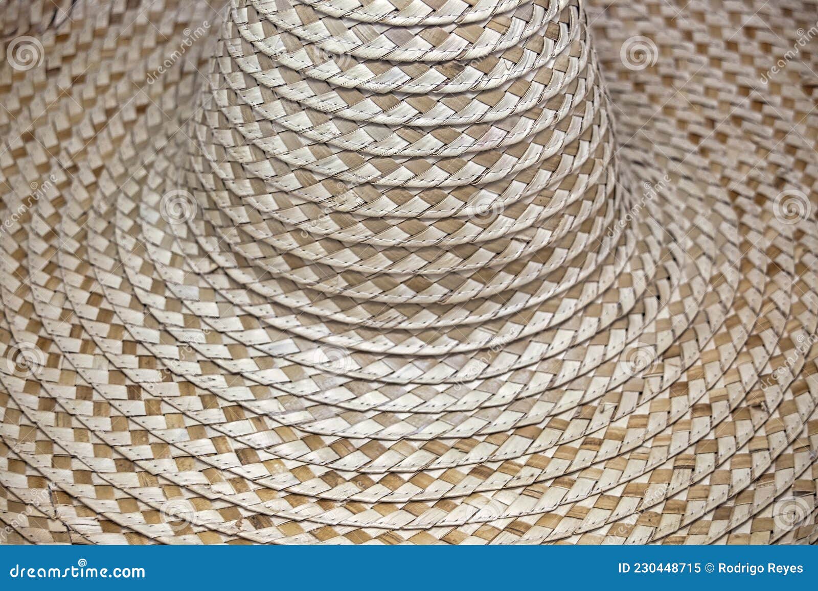Traditional Mexican Sombrero Texture Stock Image - Image of striped ...
