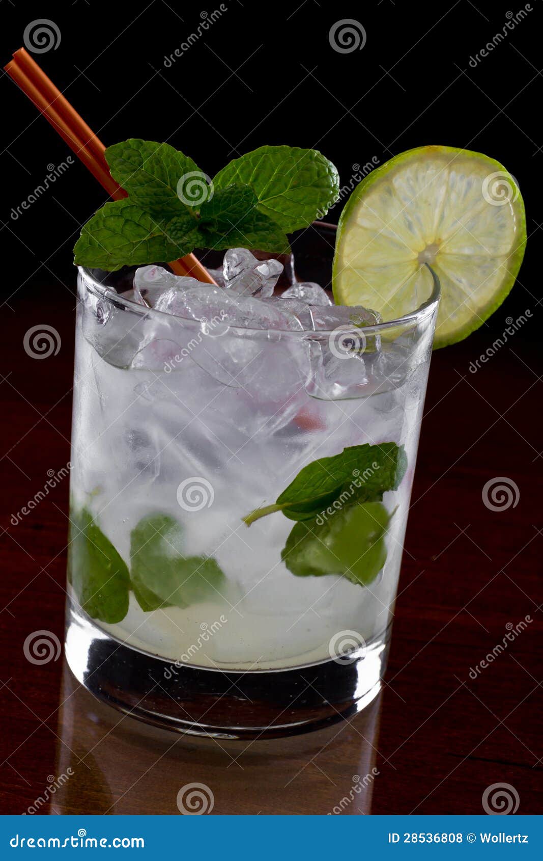 Traditional mojito stock photo. Image of dark, club, fresh - 28536808