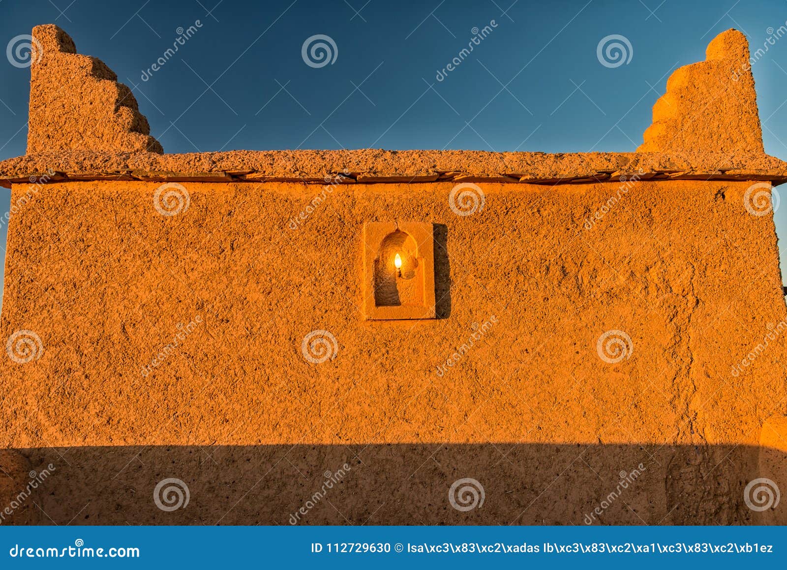 Traditional Moroccan Architecture Made of Adobe Bricks from Clay Stock ...